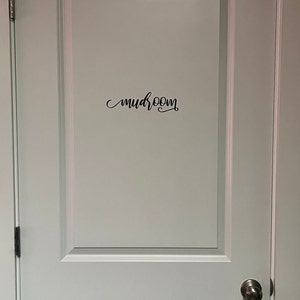 Vertical Bathroom Sign Vinyl Decal for Bathrooms, Restrooms, Baths ...