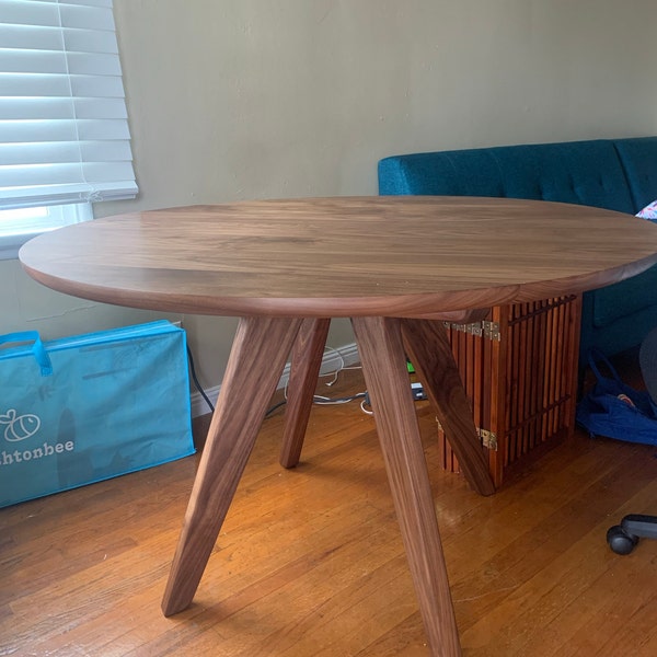Western Walnut Dining Table - Etsy