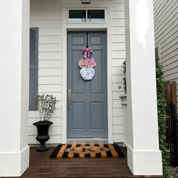 Door Hanger- Azaleas in Bloom (masters Decor, Augusta, Spring Decor ...