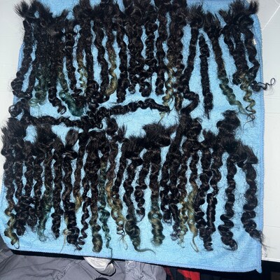 100% Human Hair Dreadlocks Extensions Handmade, Dreadloc, Human Hair ...