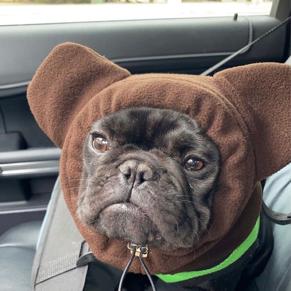 Frenchiestore Organic Dog Frenchie Ear Warmers | Fawn Frenchie - Etsy
