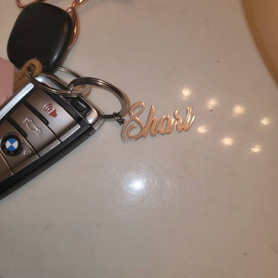 20 Font Styles Customized Keyring Stainless Steel Name Personalized ...