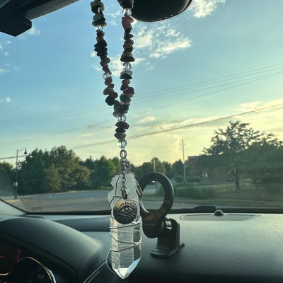Seashell and Sea Glass Car Charm Car Suncatcher - Etsy