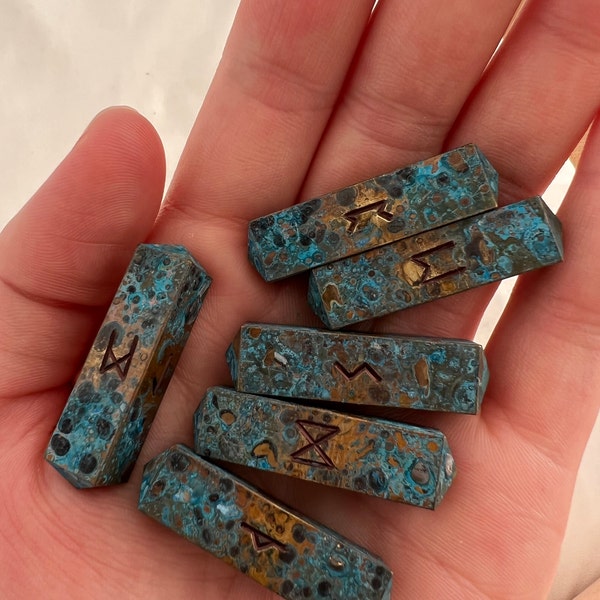 Rune Casters: Brass Runes for Role Playing Games, Scrying, and Magic - Etsy