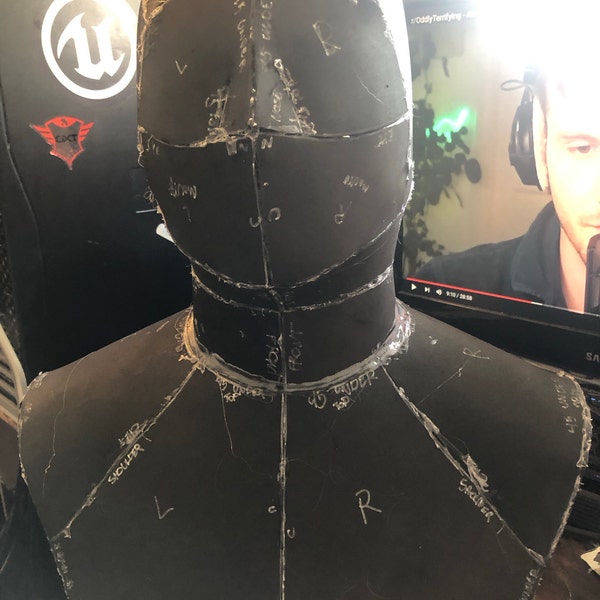 DIY Mannequin Bust Head EVA Foam Template - Etsy