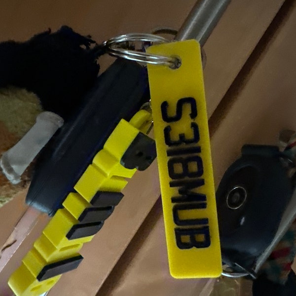 4D Number Plate Key Ring - Etsy