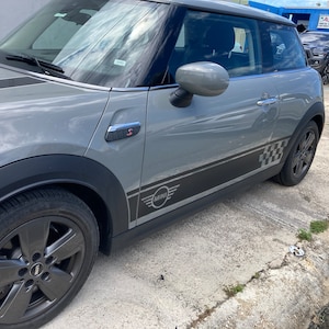 Mini Cooper Bonnet Stripes, Stripes for Hood, Racing Decoration Decals ...