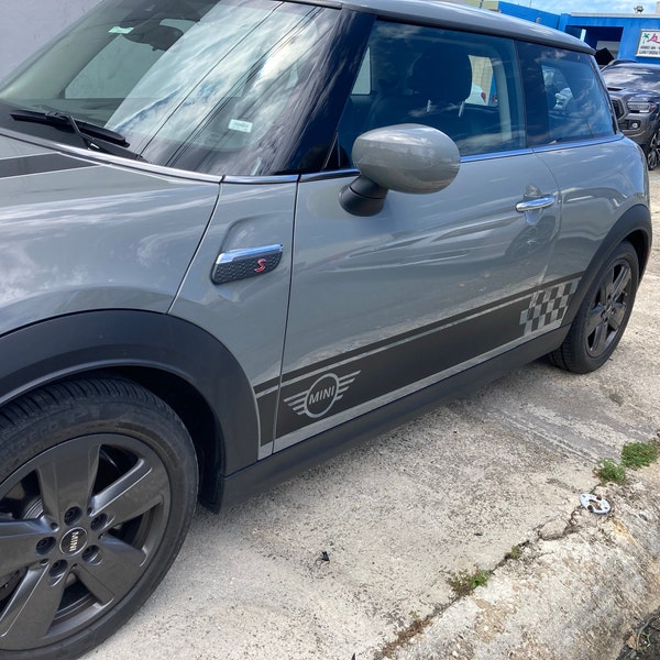 Mini Cooper Side Stripes, Stripes for Side Skirt, Racing Decoration ...