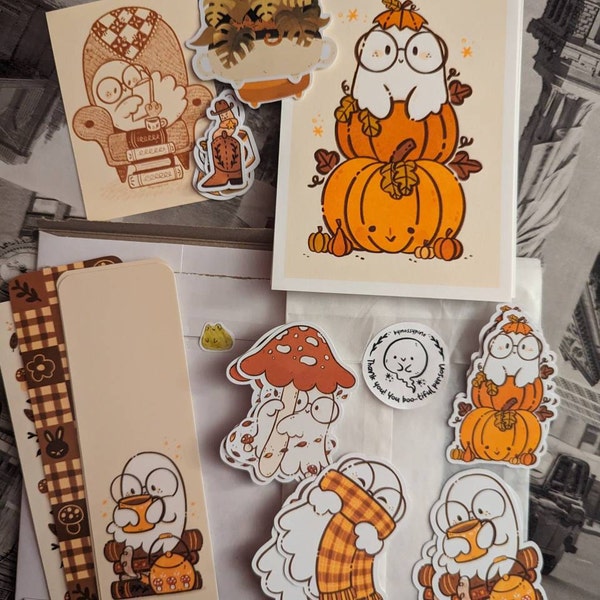 Cozy Blanket Cats Sticker - Autumnal Cottagecore Cats Sticker - Cozy ...