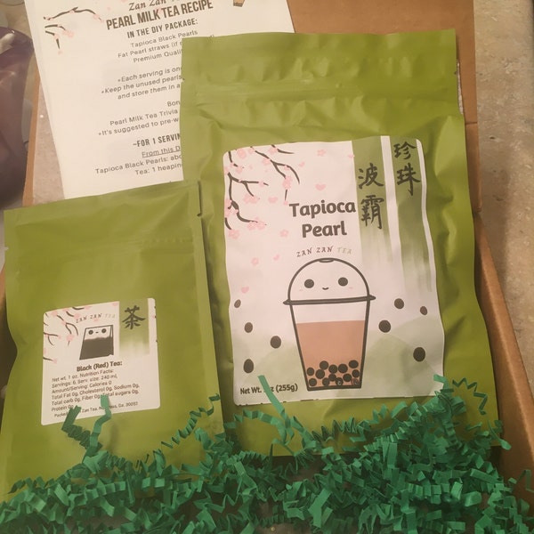 Bobatea Kit DIY Taiwanese (original) Style | Unique Gift Bubble Tea Kit ...