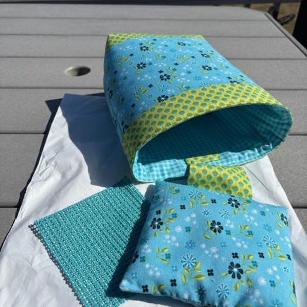 Handmade Thread Catcher/scrap Caddy, Pincushion, Embroidery Scissor ...