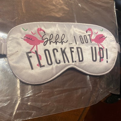 Flamingle Sleep Masks for Women's Birthday or Girls Trip, Flamingo ...