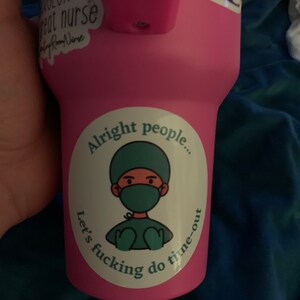 Nurses Week Gift, Nursing Student, ICU, ED, Nurse Meme Sticker, Med ...