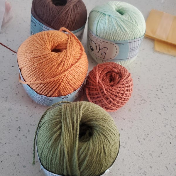 La Espiga No.9 100% Nylon Omega, Crochet Thread, Thread for Crafts ...