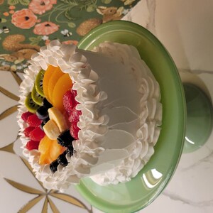 Plate of Fake Pancakes With Fruit - Etsy