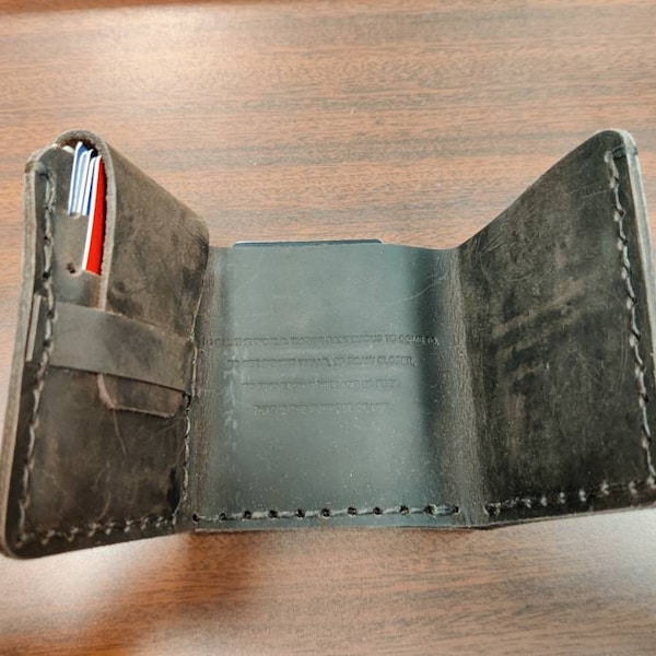 The Secret Life of Walter Mitty---wallet, Men's Leather Trifold Wallet ...