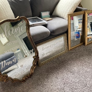 Event Timeline Wedding Sign Decal /personalized Couples Names | Etsy