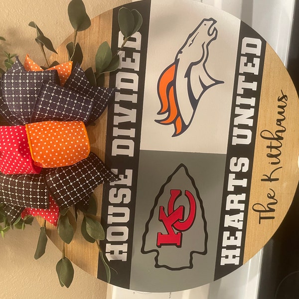 House Divided Door Sign | House Divided Sign | House Divided Wreath ...