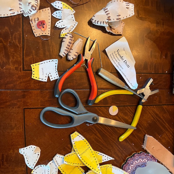 PDF Pattern Leather Dolls 3 Pack - Etsy