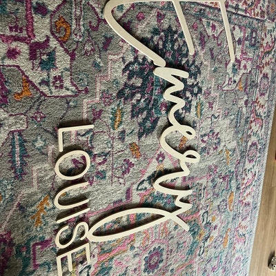 Custom Wood Baby Name Sign Letter Wall Art Kids Room Art Wall Art for ...