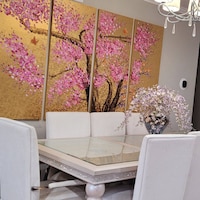 Large Original Art Boxing Fighting Texture Art Painting Abstract Sports ...