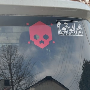 Helldivers 2 Skull Vinyl Decal for Laptop, Car, Window, Mirror, Bumper ...