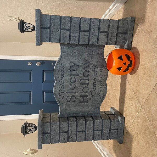 Evil Soul Studios LIFE SIZE Vintage Series Rest Gently Tombstone ...