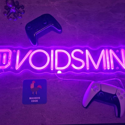 Custom Twitch Username Neon Sign Gamer Tag Led Neon Sign Personalized ...