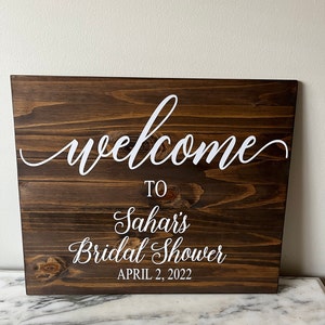 Bridal Party Sign Wedding Program Sign wedding Welcome Sign | Etsy