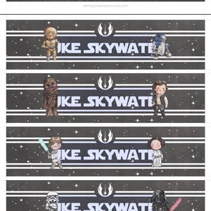EDITABLE PRINTABLE Star Wars Pink Birthday Party Food Card Tents, Menu ...