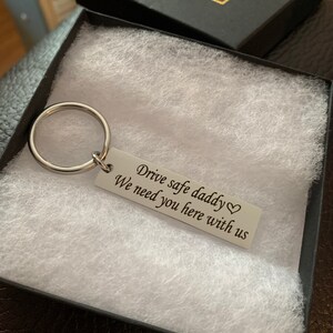 Drive Safe keychain Custom Keychain Couples Keychain Key | Etsy