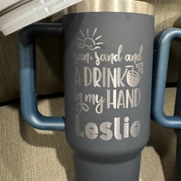 Personalized Vacation Tumbler, Family Vacation Cups, Beach Vacation ...