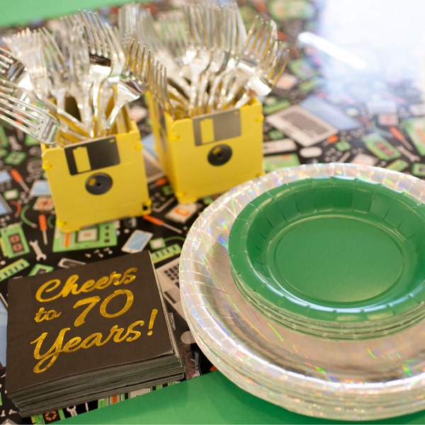 Floppy Disk Pastel Colors Pink Container Pencil Cup Planter Upcycled ...