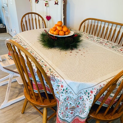 PARISIENNE LINEN French Provence Jacquard Woven Cotton Over Sized ...