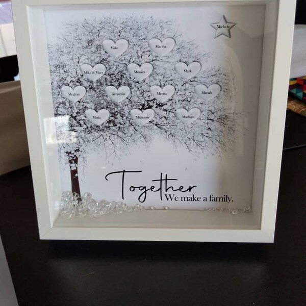Personalised Family Tree, Together We Make a Family Gift, Mothers Day ...