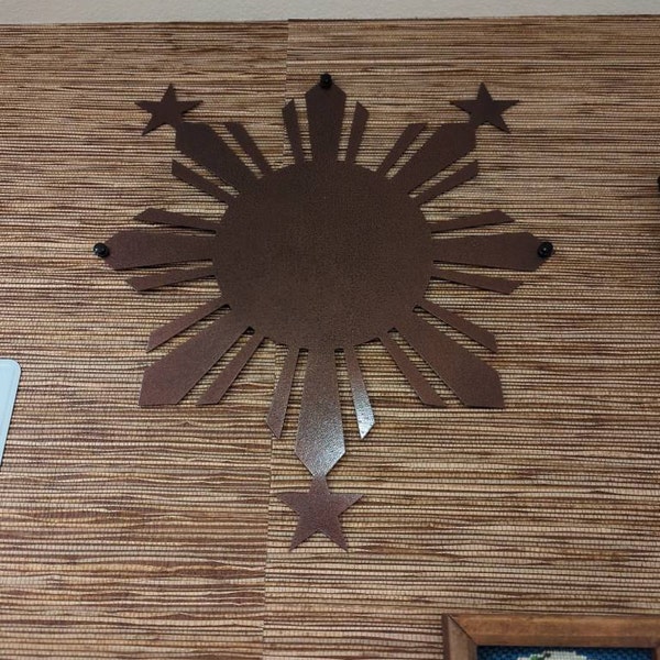 Baybayin Metal Wall Art, Tadhana, Filipino Wall Art, Philippines Gift ...