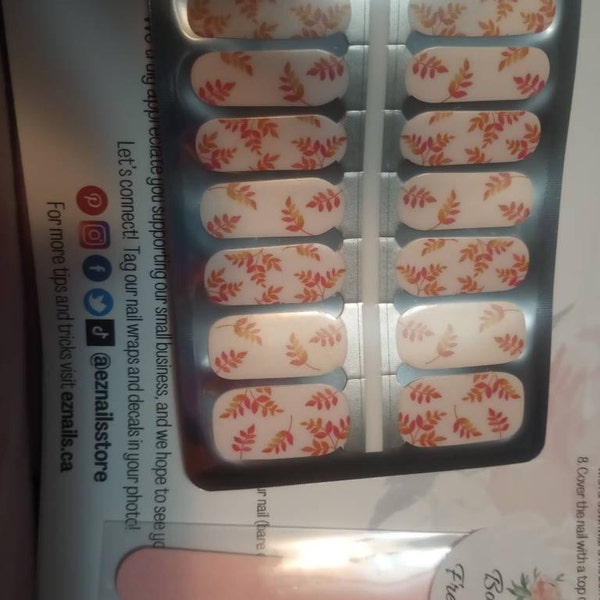 Nail Wraps Nail Decal Nail Stickers Nail Strips Nail Art Press Ons ...