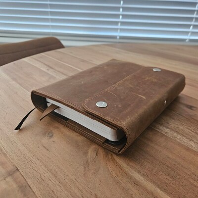 Leather Book Case, Book Protector Sleeve, Customized Book Cover, Book ...