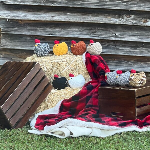 Mama and Mini Mabel Chicken™ CROCHET PATTERN - Etsy