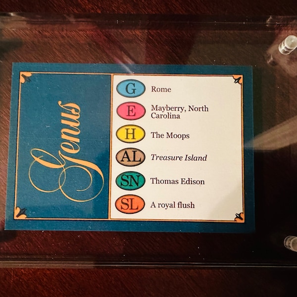 Moops! Misprint Card From Seinfeld Season 4, Episode 7: the Bubble Boy ...