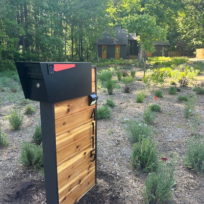 Modern Mailbox With Post, Custom Mailbox, Mailbox Personalizado, Design ...