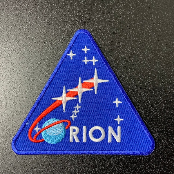 Orion Patch (3.5 Inch) Blue Embroidered Iron or Sew-on Badge Astronaut ...