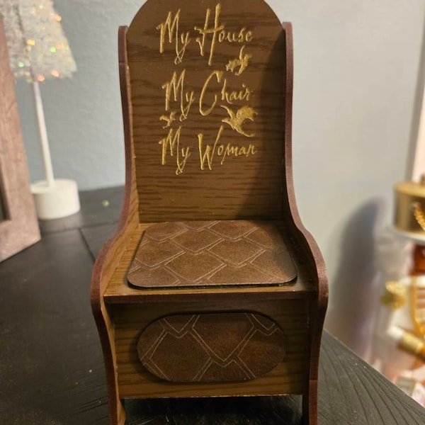 Fourth Wing Inspired Miniature Throne: Wooden Bookshelf Decoration - Etsy