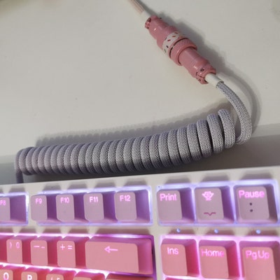 Create Your Own Custom Aviator Connector Coiled Keyboard Cable Made to ...