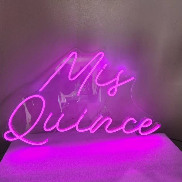 Mis Quince Neon Sign | Neon Sign Custom |15th Birthday Party Decor ...
