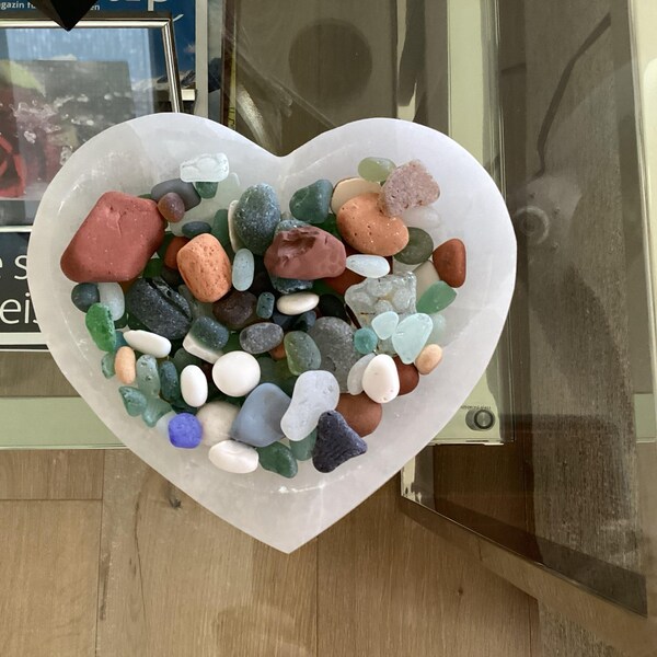 SELENITE Charging Jewelry Box, Selenite Charging Crystals Bowl, Healing ...