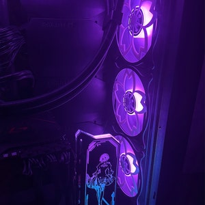 Rounded Sakura Flower PC Fan Shroud/ Grill /cover 120mm, 140 Mm Two ...