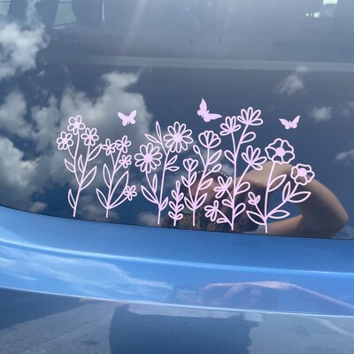 Sea Turtle and Palm Trees Decal, Sea Turtle Vinyl Decal, Sea Turtle Car ...