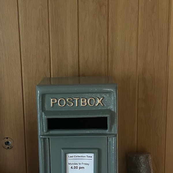Cast Iron White ER Post Box Mailbox Letterbox - Etsy