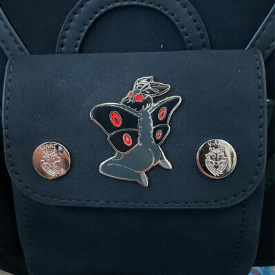 Caked up Mothman Cryptid Enamel Pin - Etsy